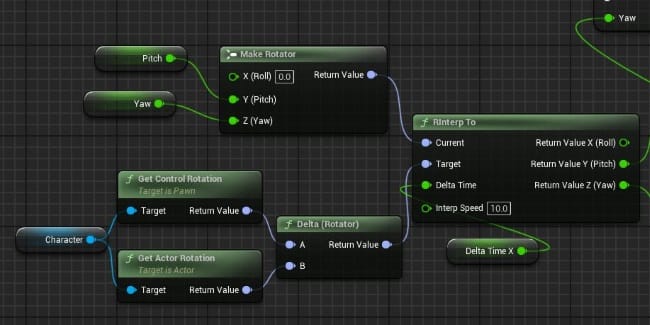 UE5のRInterp Toを究める。