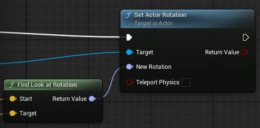 UE5のFind Look at Rotationを究める。