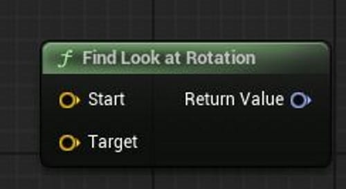 UE5のFind Look at Rotationを究める。